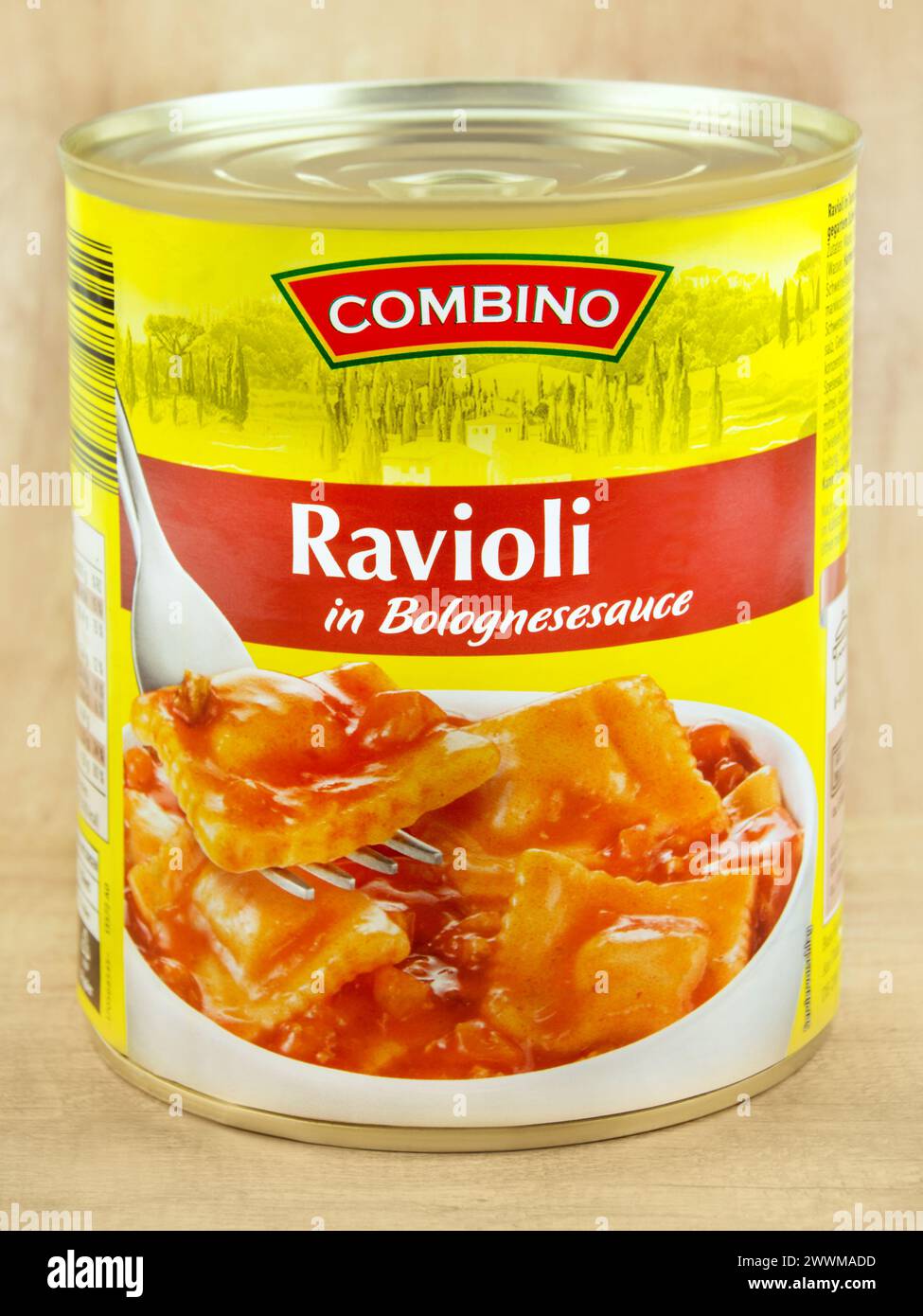 Hamburg, Germany - March 14 2024: German Ravioli Bolognesesauce Combino ...
