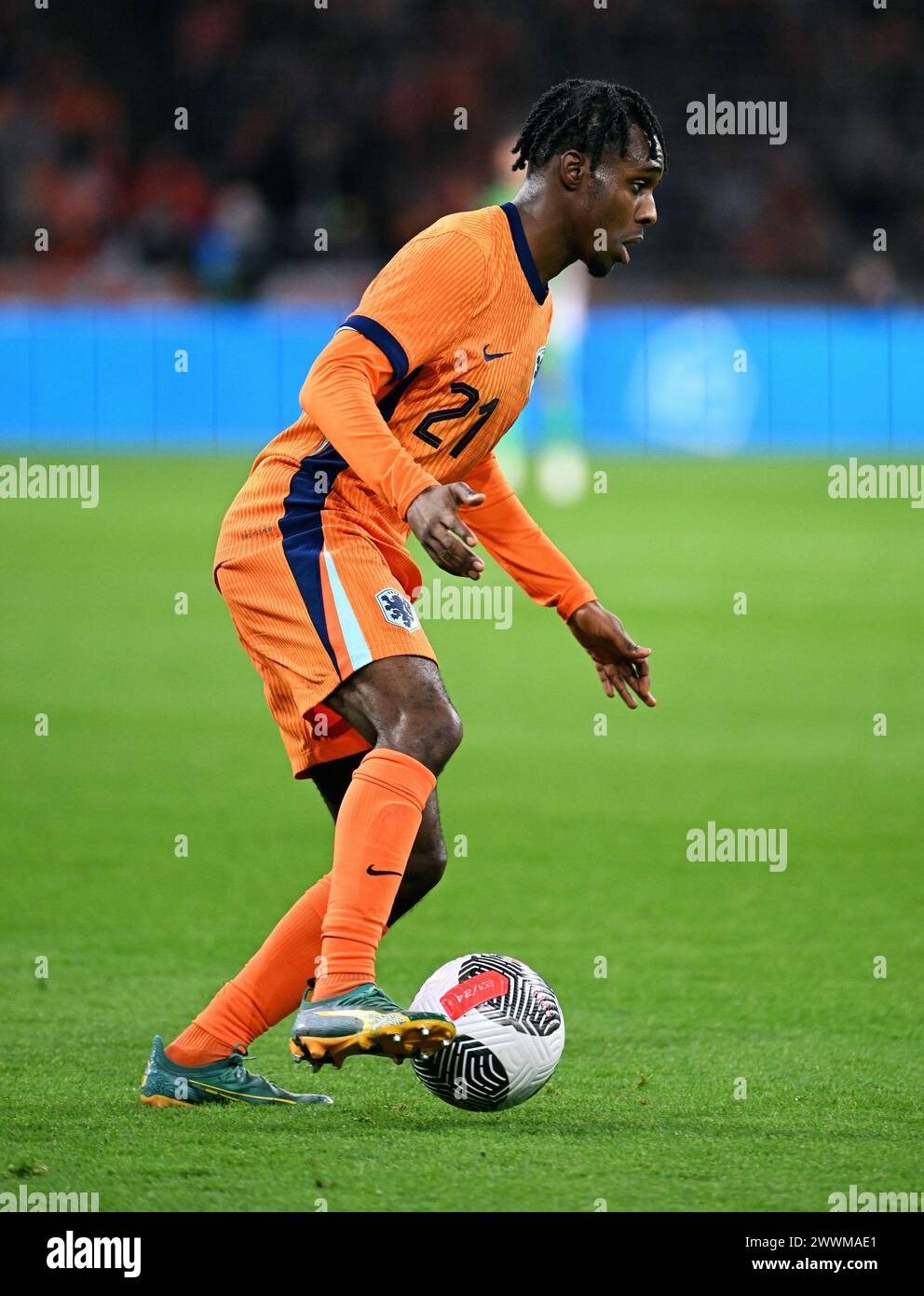 Football, international match, friendly match for Euro 2024, Amsterdam ...