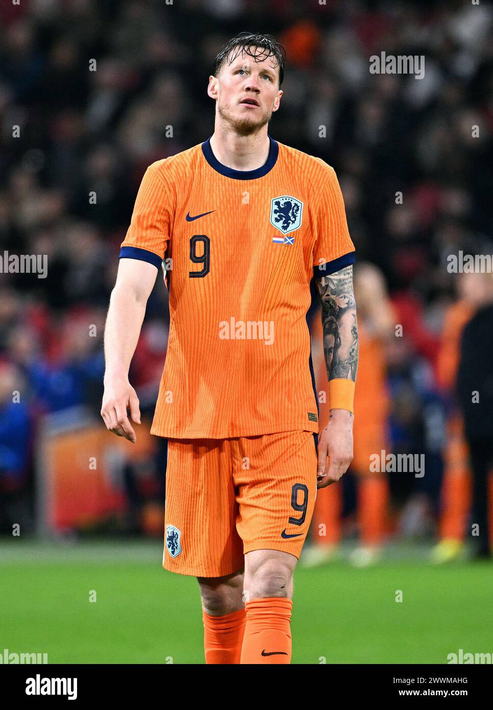 Football, international match, friendly match for Euro 2024, Amsterdam ...