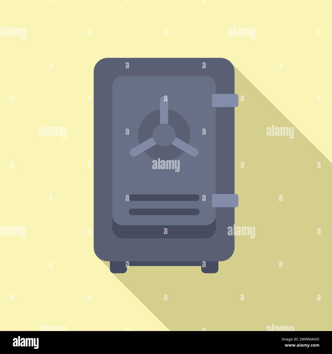 Fixed to the door Stock Vector Images - Alamy