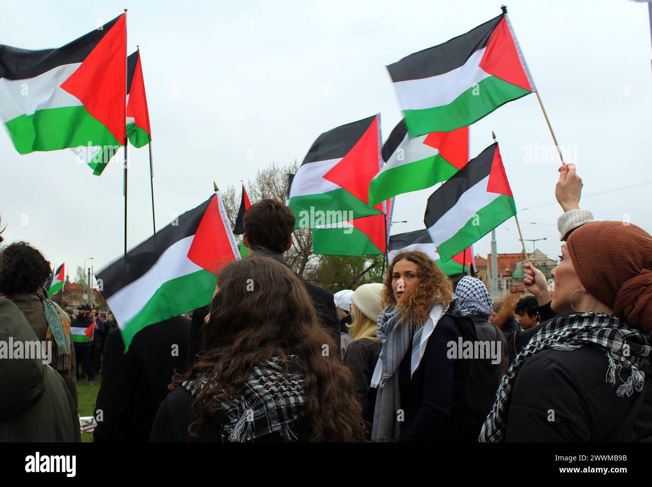March of solidarity with palestine hi-res stock photography and images ...