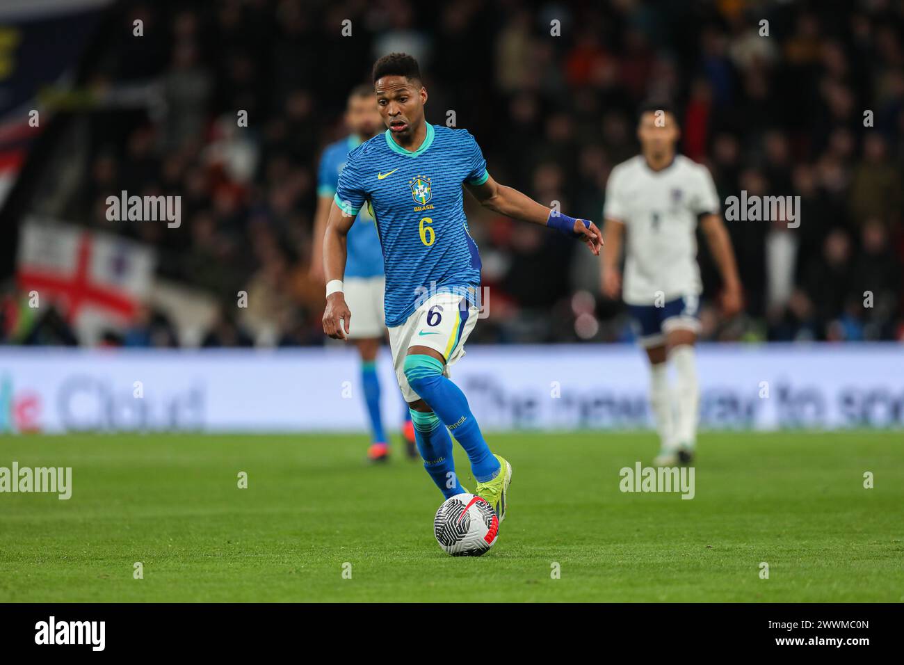 Wendell of Brazil - England v Brazil, International Friendly, Wembley ...