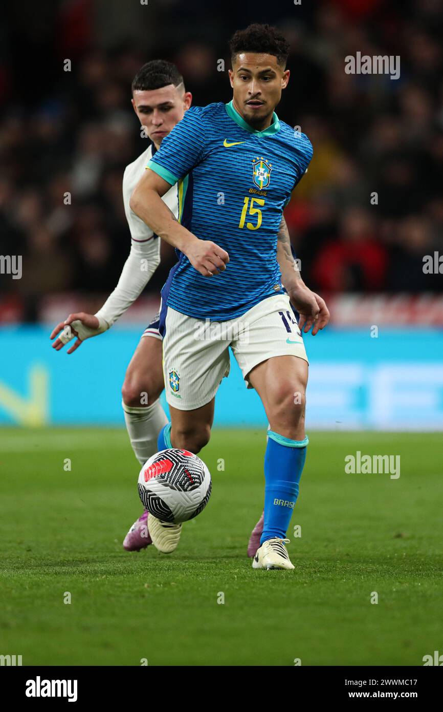 Joao Gomes of Brazil - England v Brazil, International Friendly ...