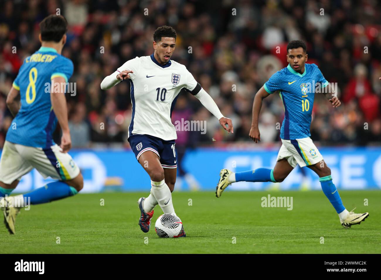 Jude Bellingham of England - England v Brazil, International Friendly ...
