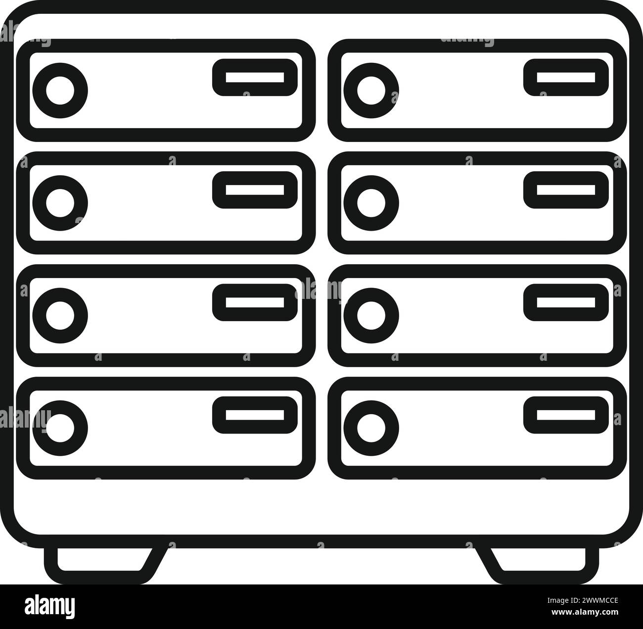 Bank money cases icon outline vector. Open security door. Best safety ...