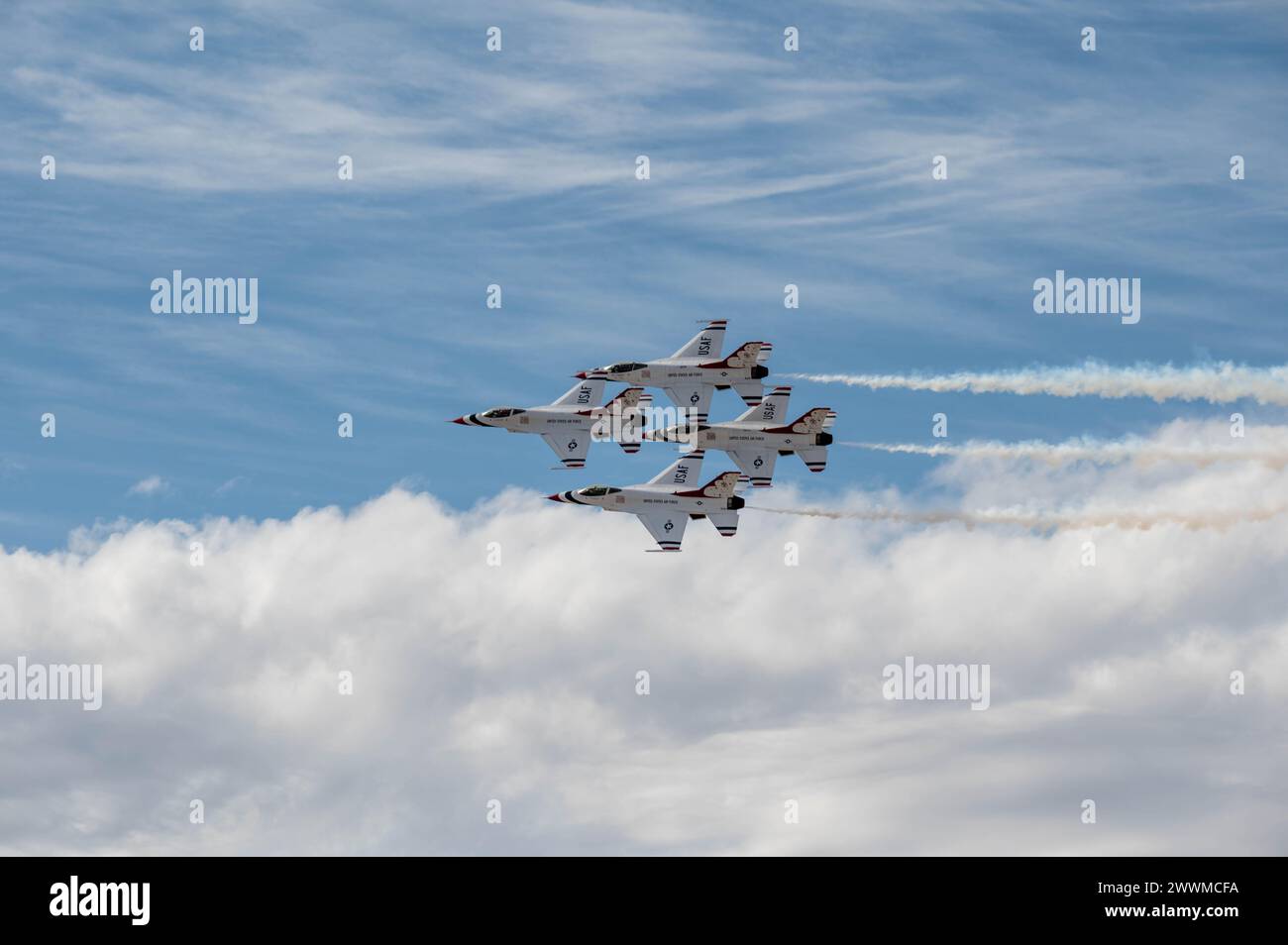 U.S. Air Force F-16 Fighting Falcons, assigned to the U.S. Air Force ...