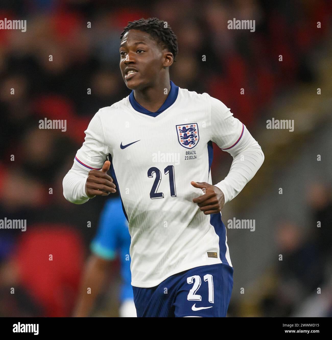 London, UK. 23 Mar 2024 - England v Brazil - International Friendly ...