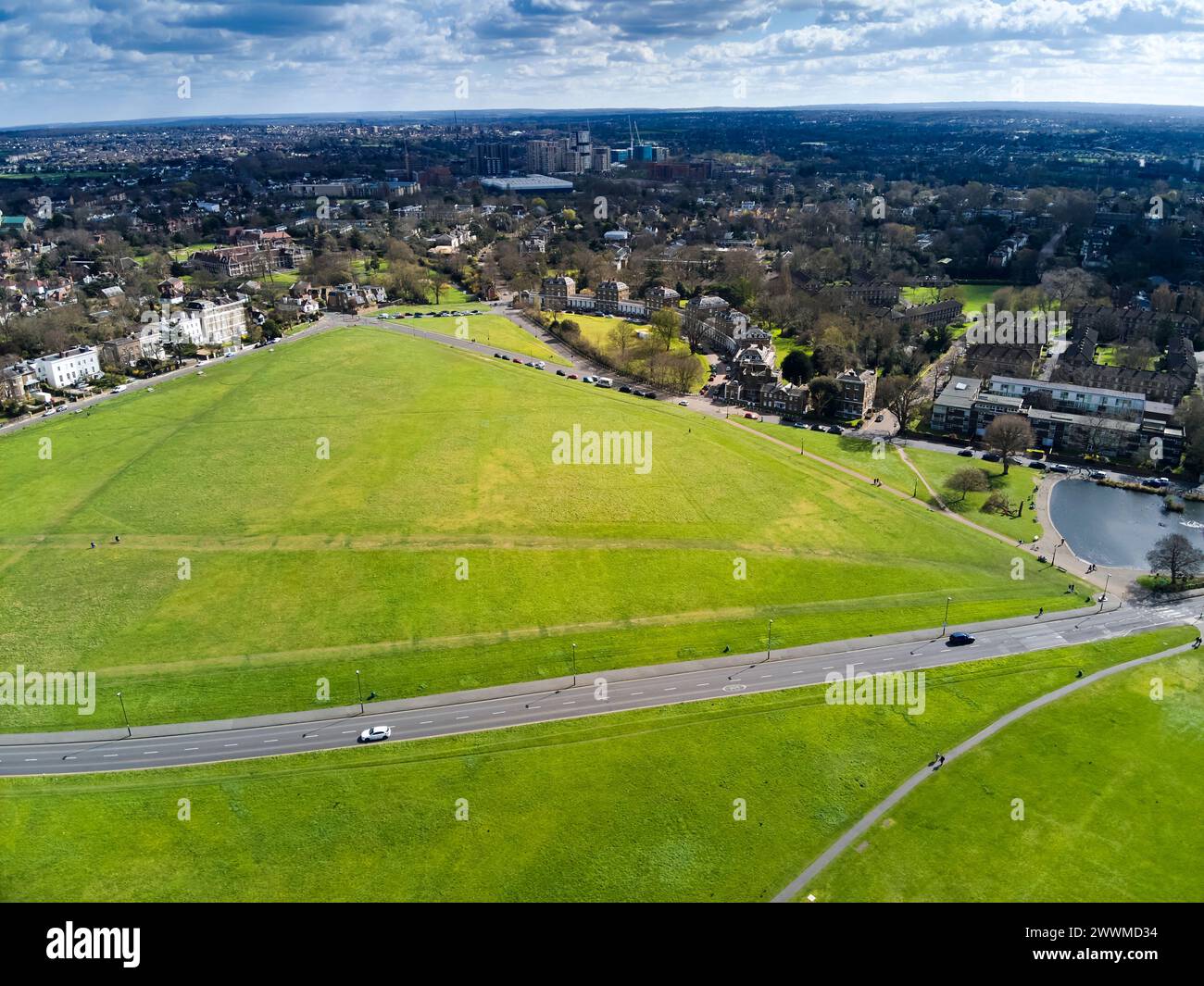 Aerial view of blackheath common hi-res stock photography and images ...
