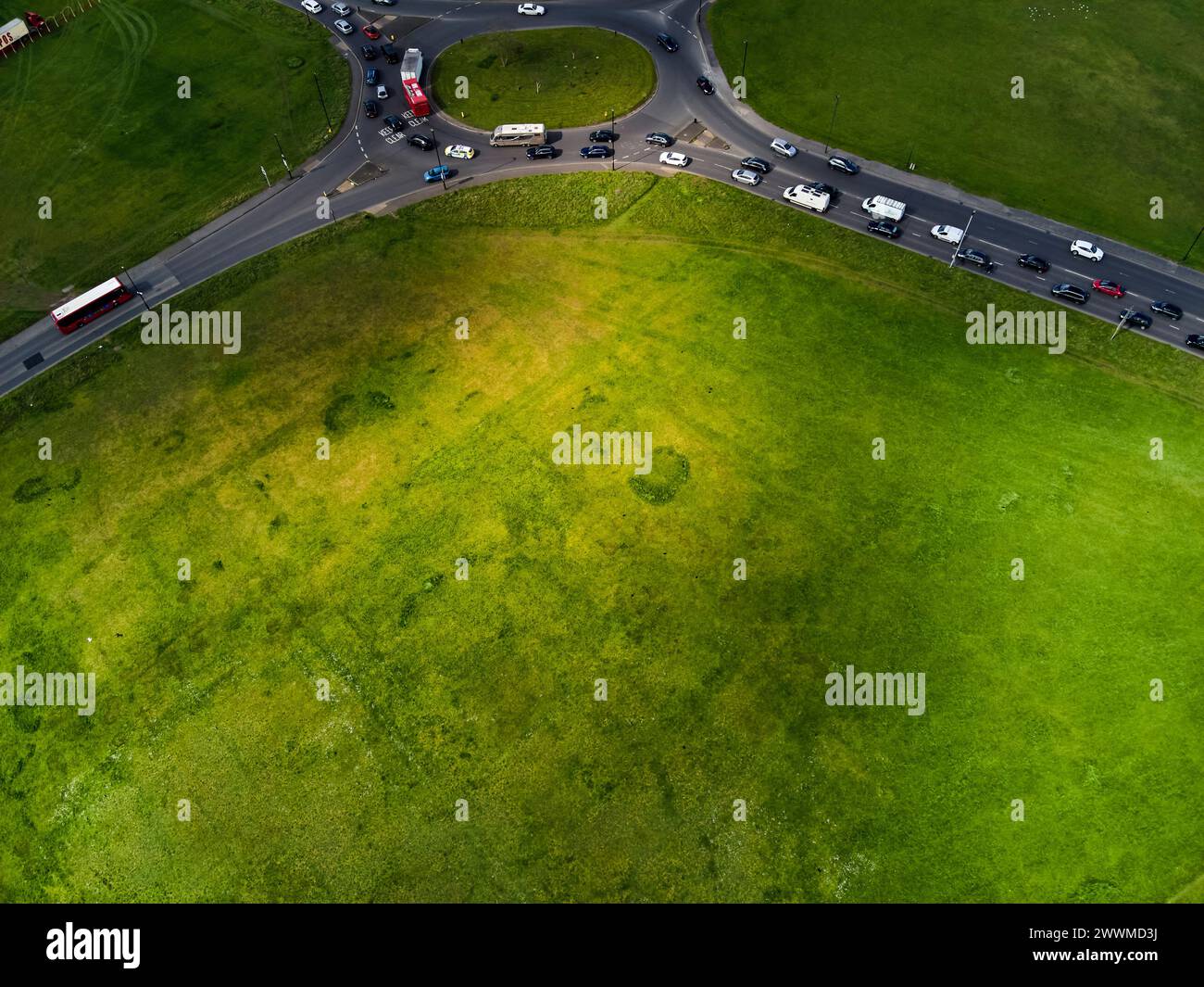 Aerial View of Blackheath common, Greenwich, England Stock Photo - Alamy