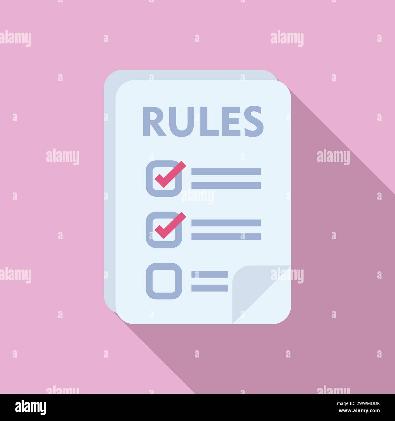 Law paper rules icon flat vector. Digital internet control. Check scale ...