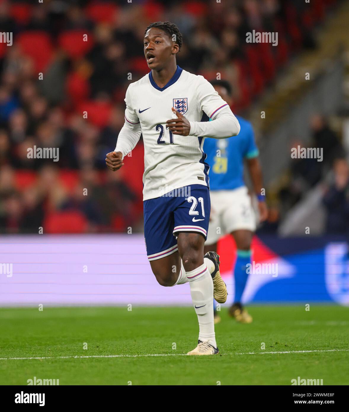London, UK. 23 Mar 2024 - England v Brazil - International Friendly ...
