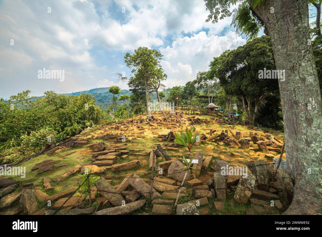 Gunung padang pyramid hi-res stock photography and images - Alamy