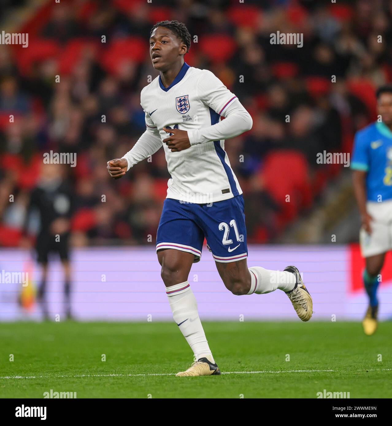 London, UK. 23 Mar 2024 - England v Brazil - International Friendly ...