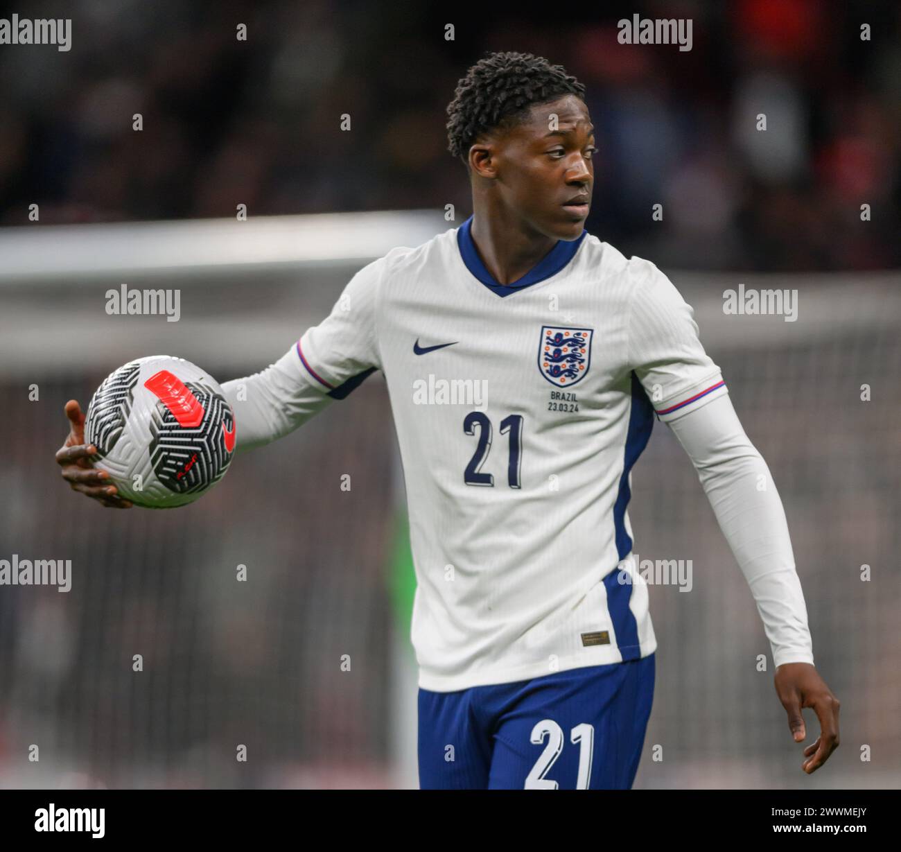 London, UK. 23 Mar 2024 - England v Brazil - International Friendly ...