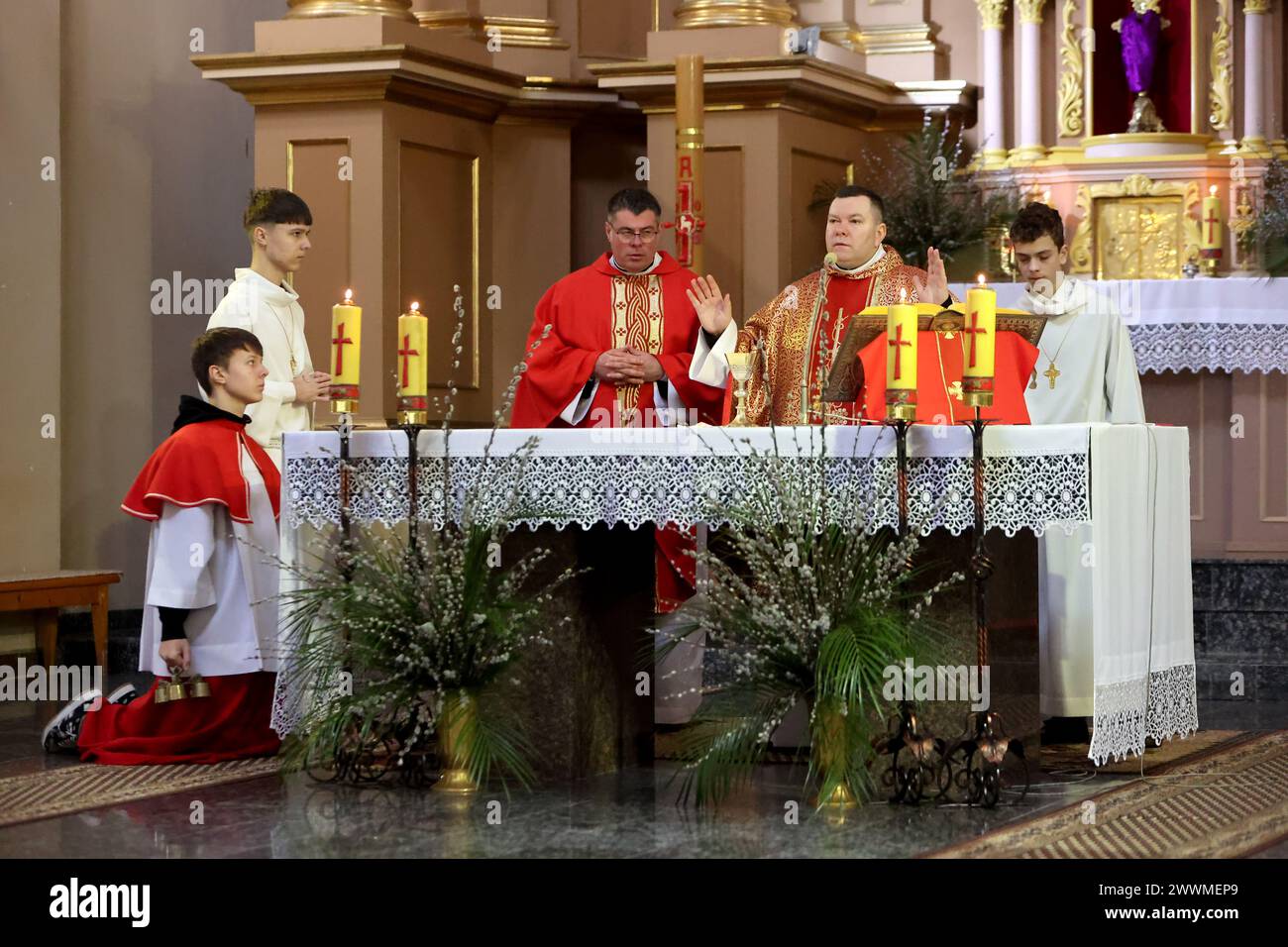Non Exclusive: IVANO-FRANKIVSK, UKRAINE - MARCH 24, 2024 - Priests ...