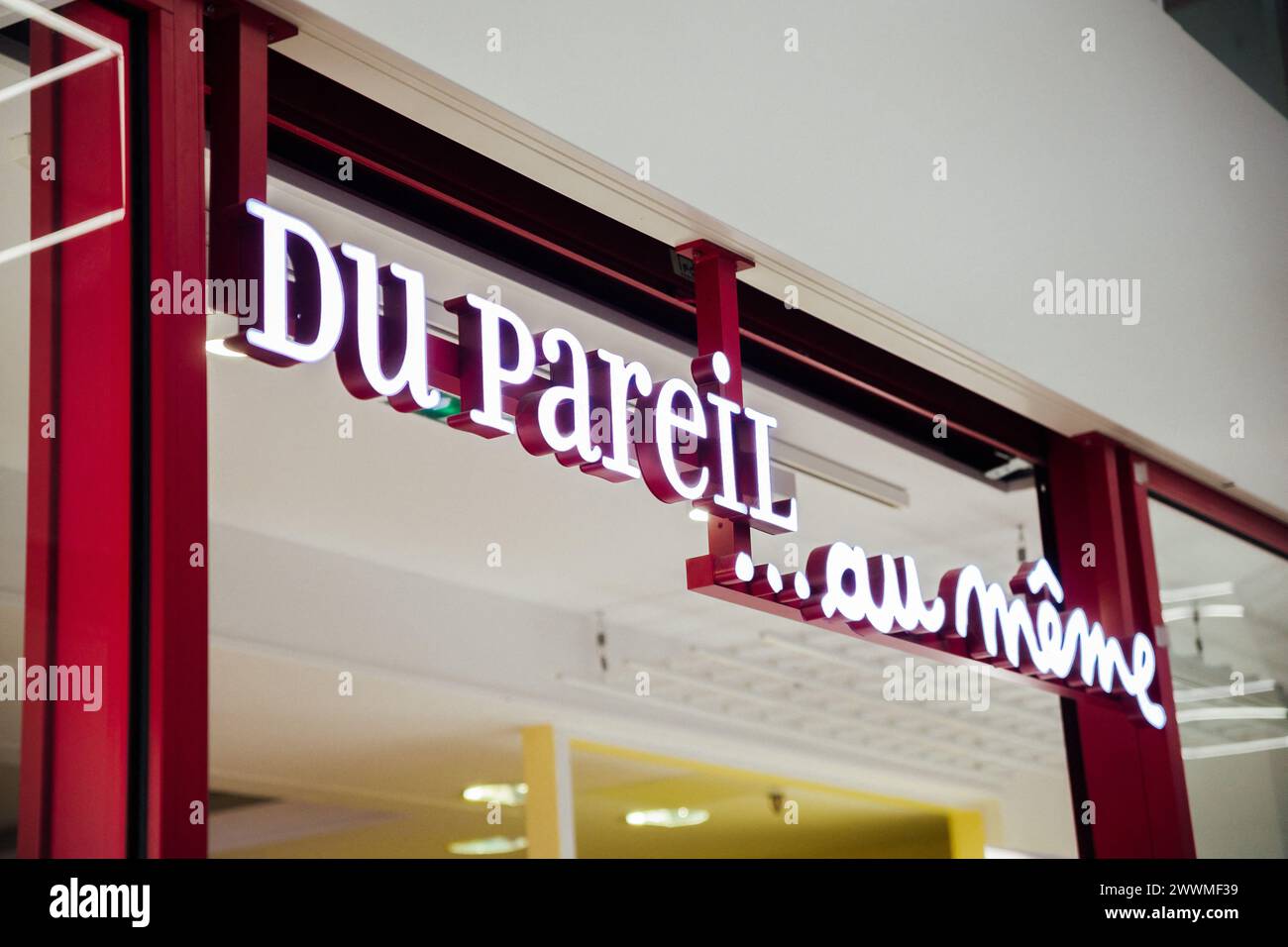 Rennes, France. 23rd Mar, 2024. Du Pareil au meme Illustration of ...