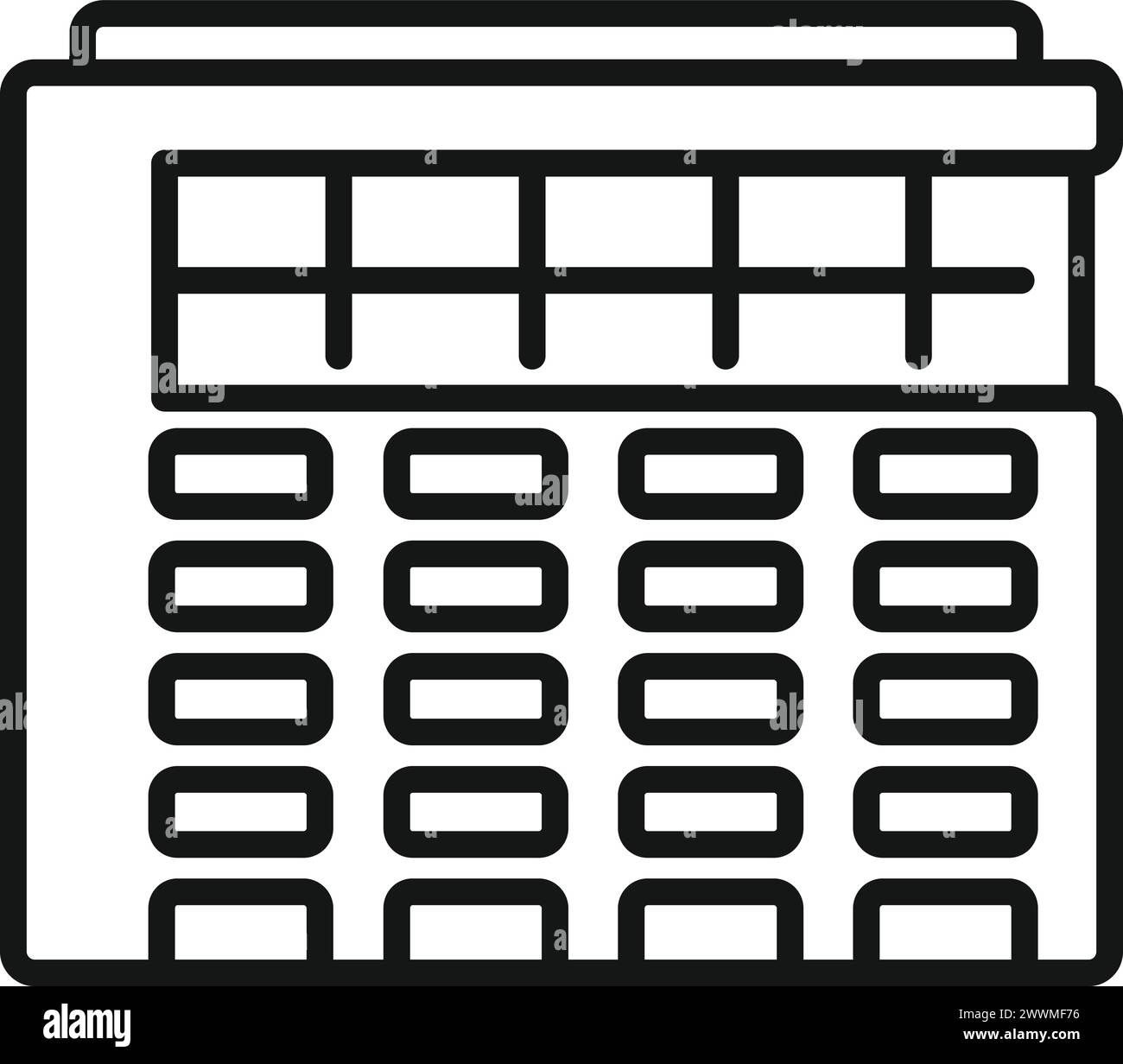 Project multistory building icon outline vector. Development area ...