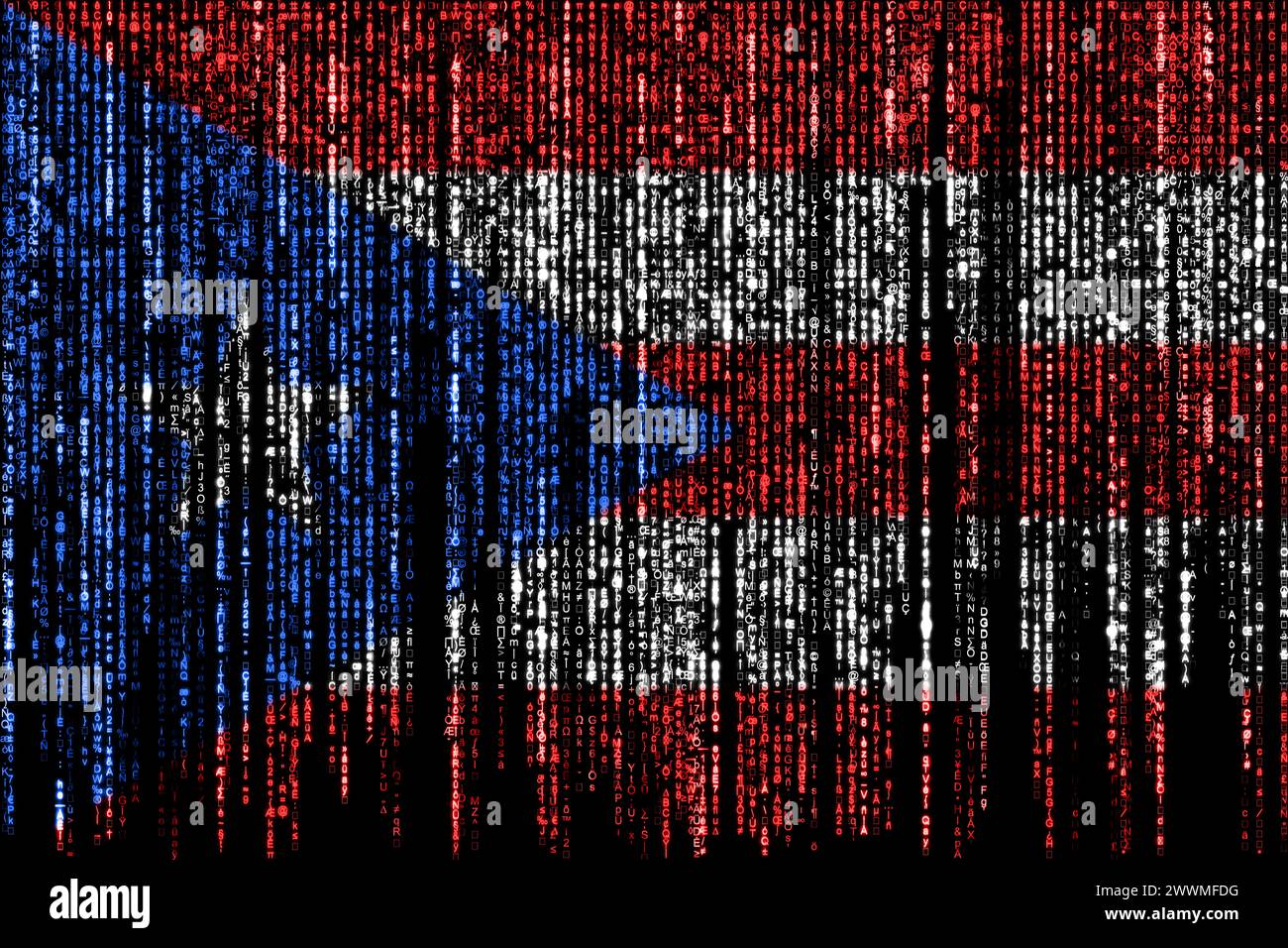 Hacked by puerto rico hi-res stock photography and images - Alamy