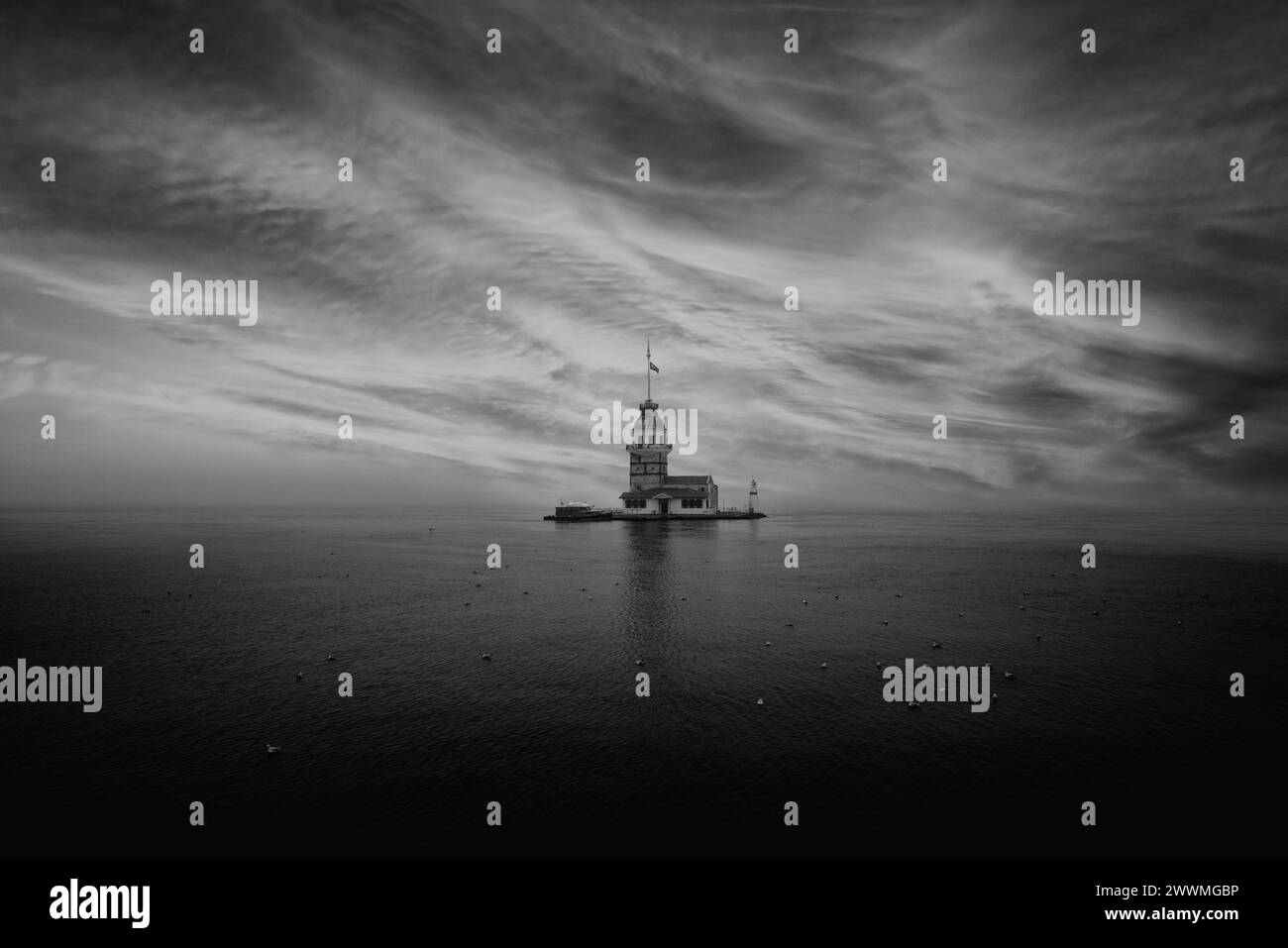 Maiden's Tower visual taken in Istanbul, Türkiye Stock Photo - Alamy