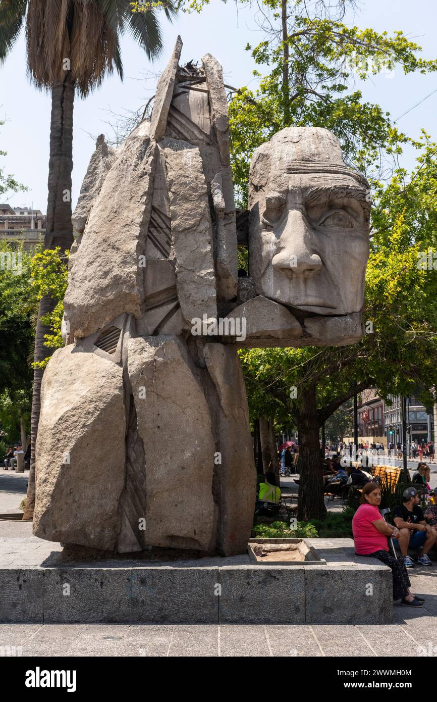 Monumento santiago hi-res stock photography and images - Alamy