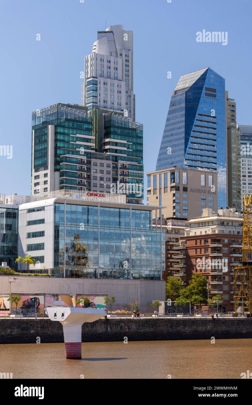 Modern skyrise buildings in Puerto Madero, Buenos Aires Stock Photo - Alamy