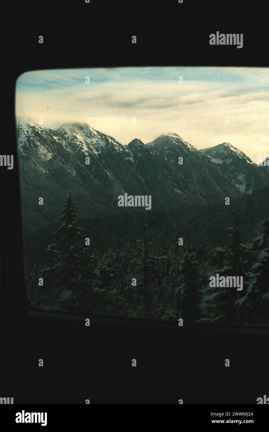 Mount Baker Mountain Scape Scene Stock Photo - Alamy