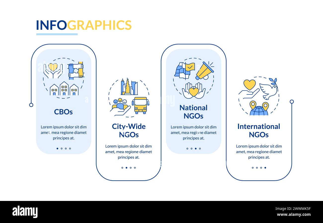 Level of operation blue rectangle infographic template Stock Vector Image & Art - Alamy