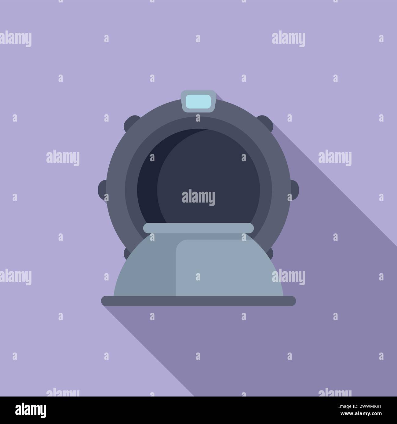 Brain magnetic resonance icon flat vector. Xray disease therapy. Exam ...
