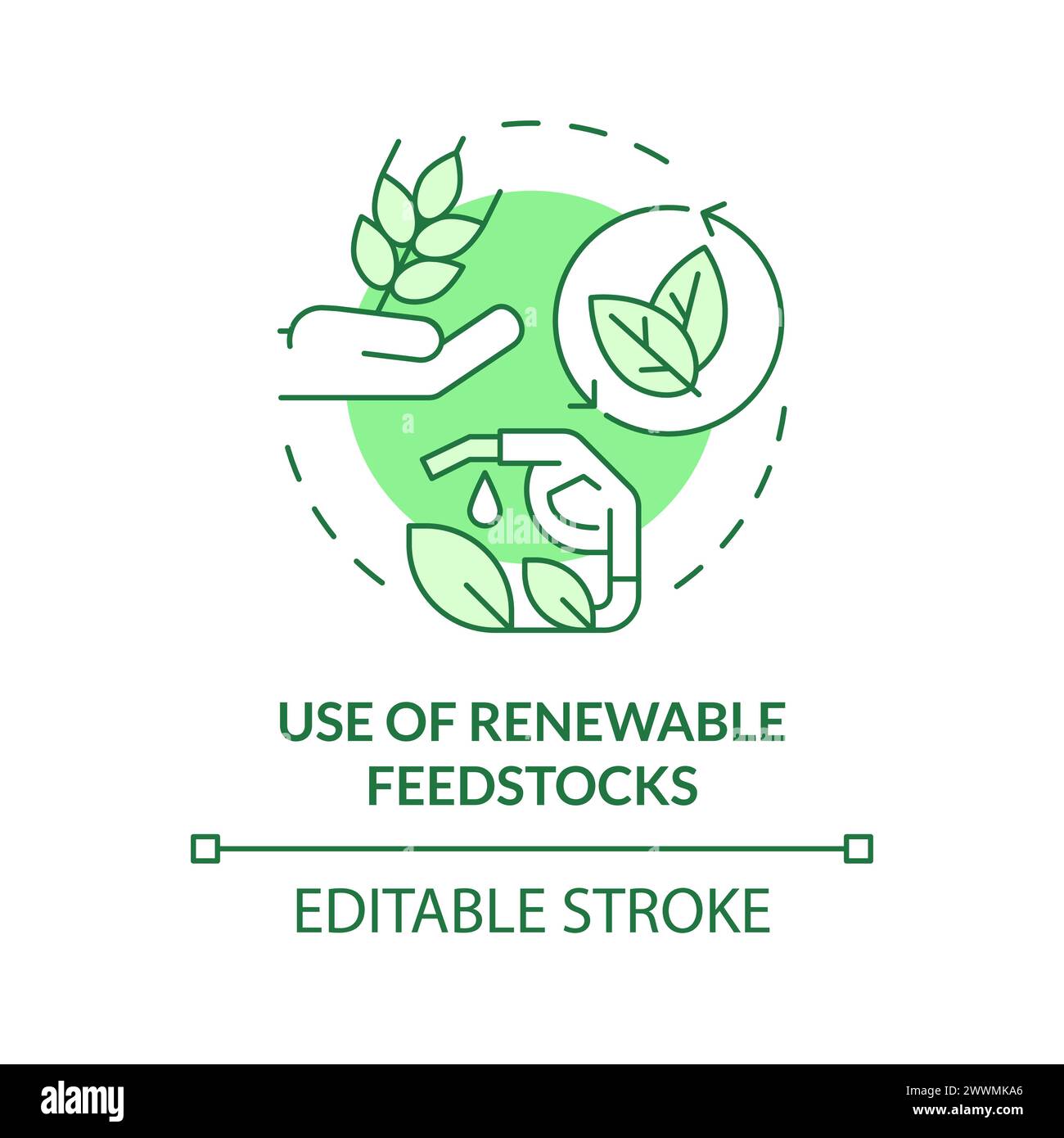 Eco friendly feedstocks Stock Vector Images - Alamy