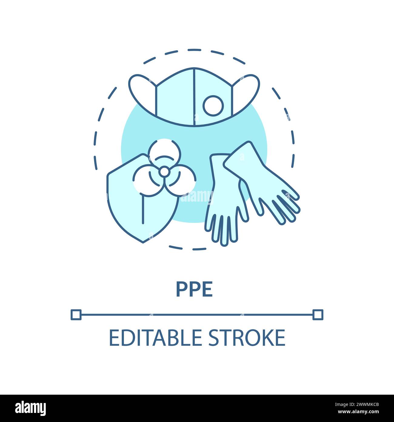 PPE soft blue concept icon Stock Vector Image & Art - Alamy PPE soft blue concept icon Stock Vector Image & Art - Alamy