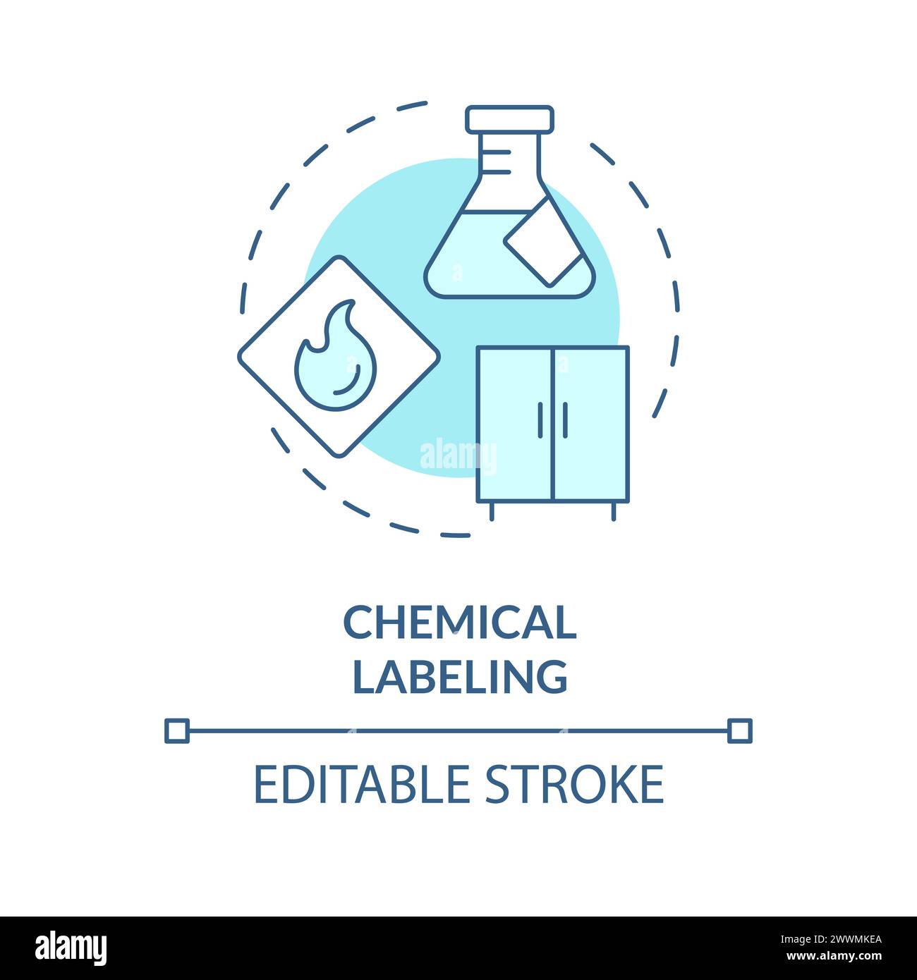 Chemical labeling soft blue concept icon Stock Vector Image & Art - Alamy Chemical labeling soft blue concept icon Stock Vector Image & Art - Alamy