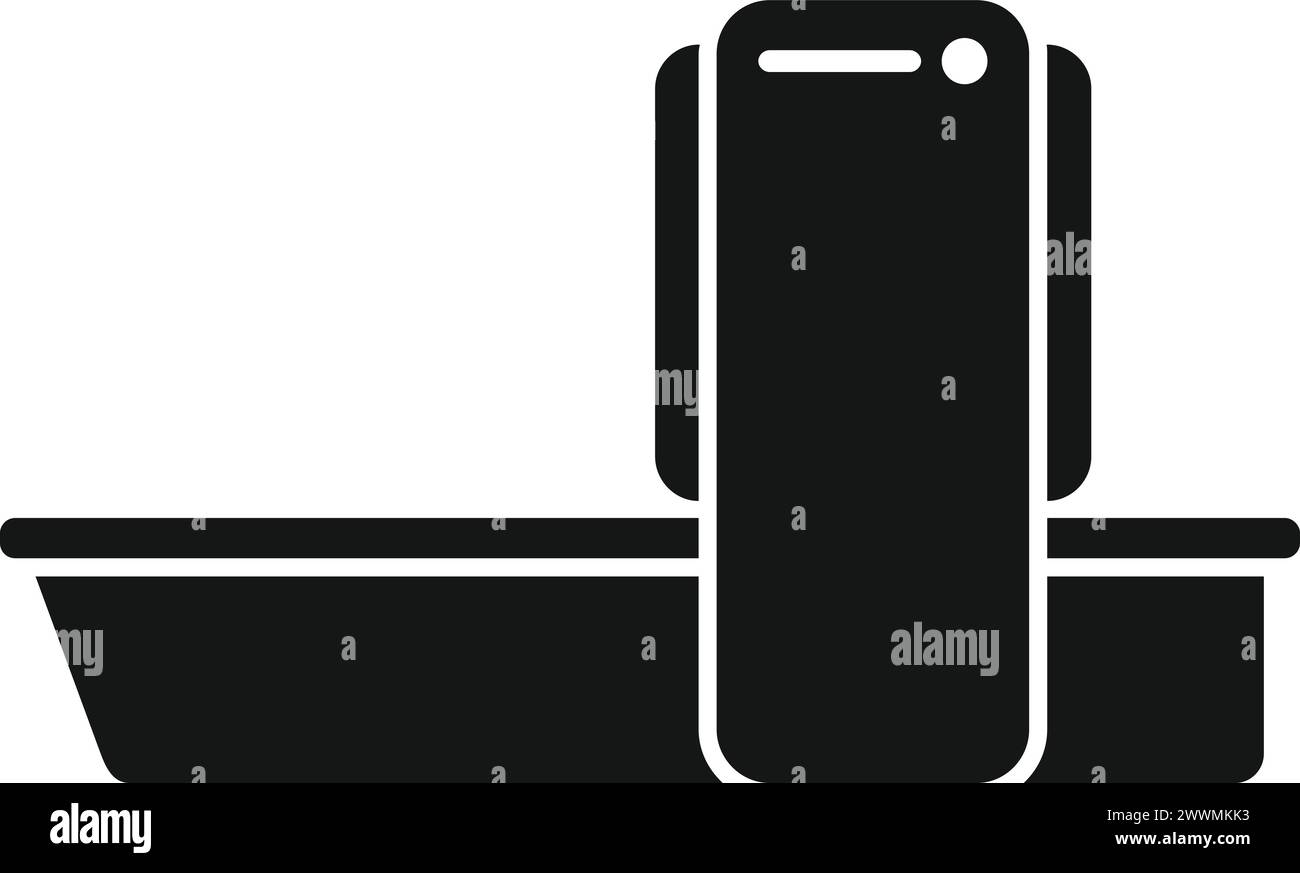 Cancer machine diagnostic icon simple vector. Health disease. Magnetic ...