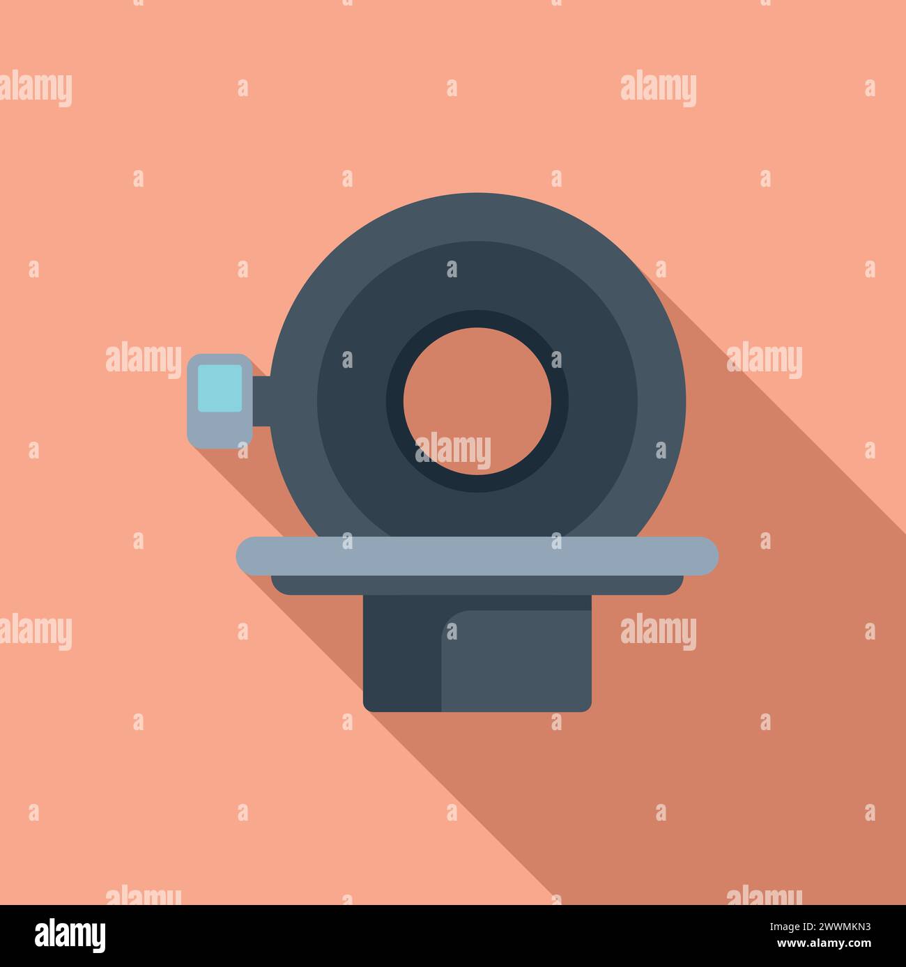 Ct scanner computed tomography Stock Vector Images - Alamy