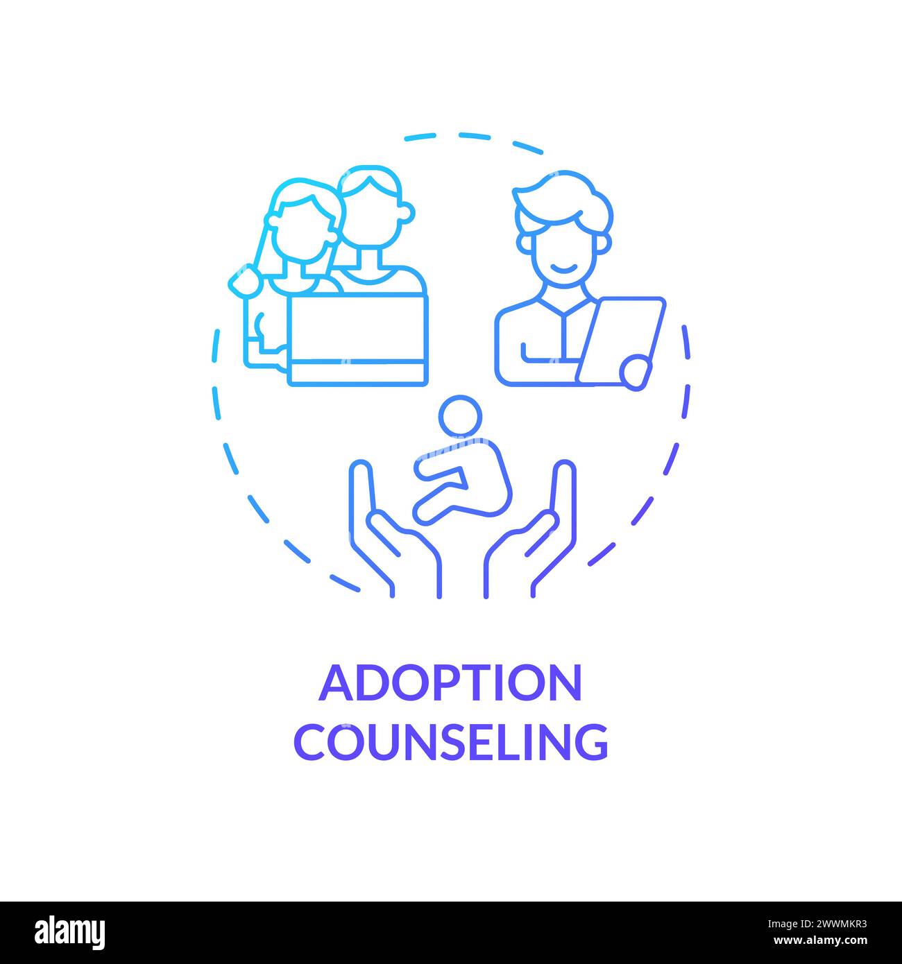 Child counseling service Stock Vector Images - Alamy