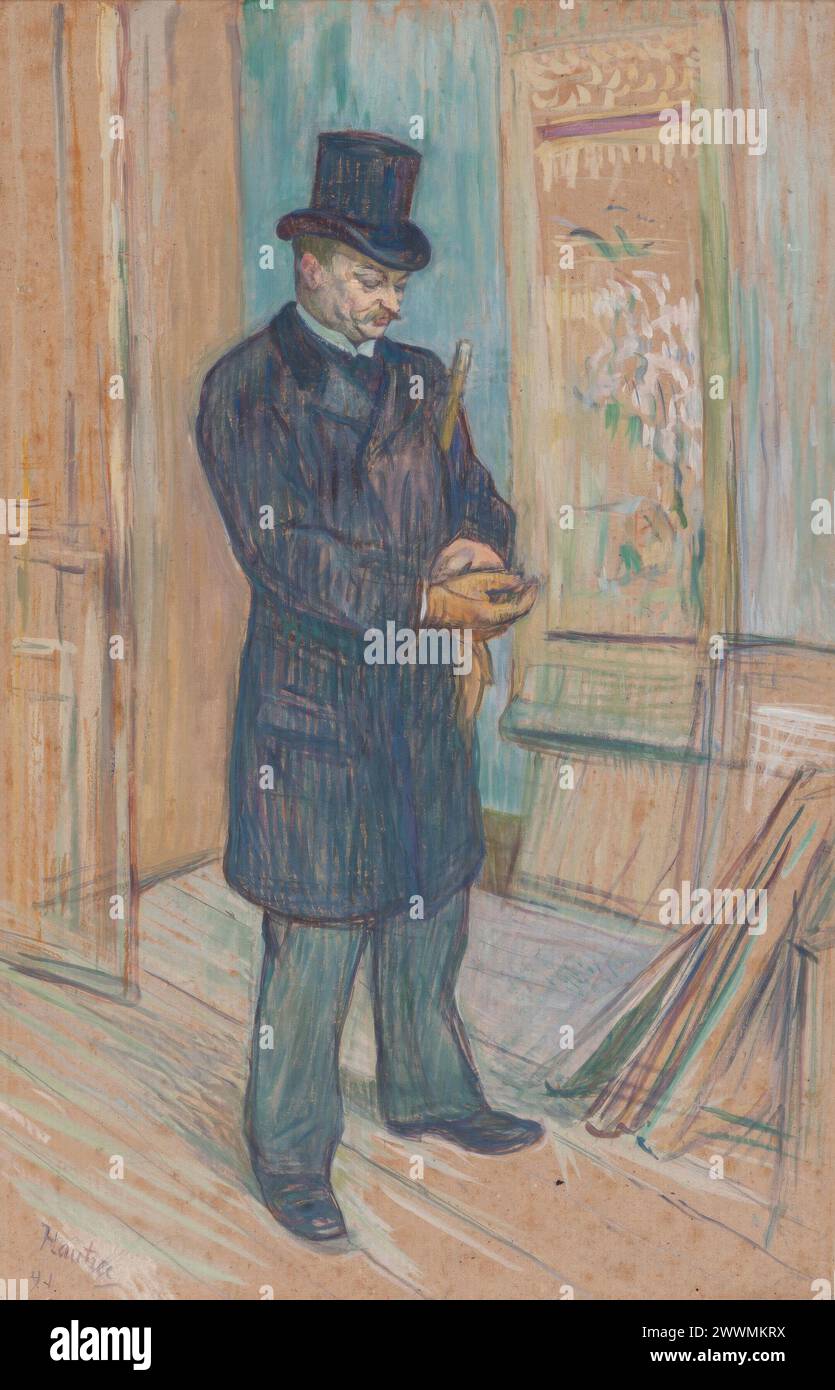 Henri de Toulouse-Lautrec/ Portrait of Dr. Henri Bourges, 1891. Oil on ...