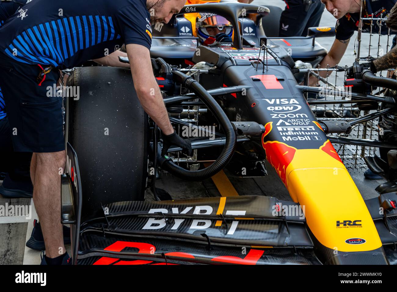 BAHRAIN INTERNATIONAL CIRCUIT, BAHRAIN - FEBRUARY 21: Max Verstappen ...
