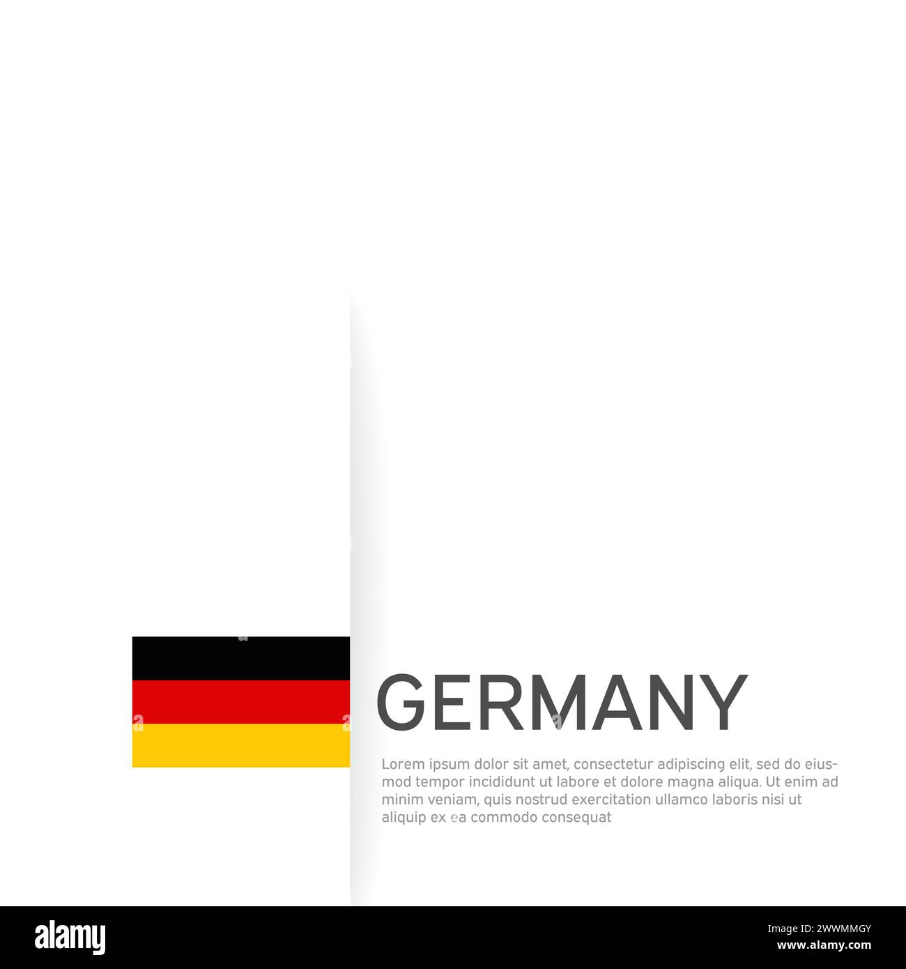 Germany flag background. State patriotic german banner, cover. Document ...