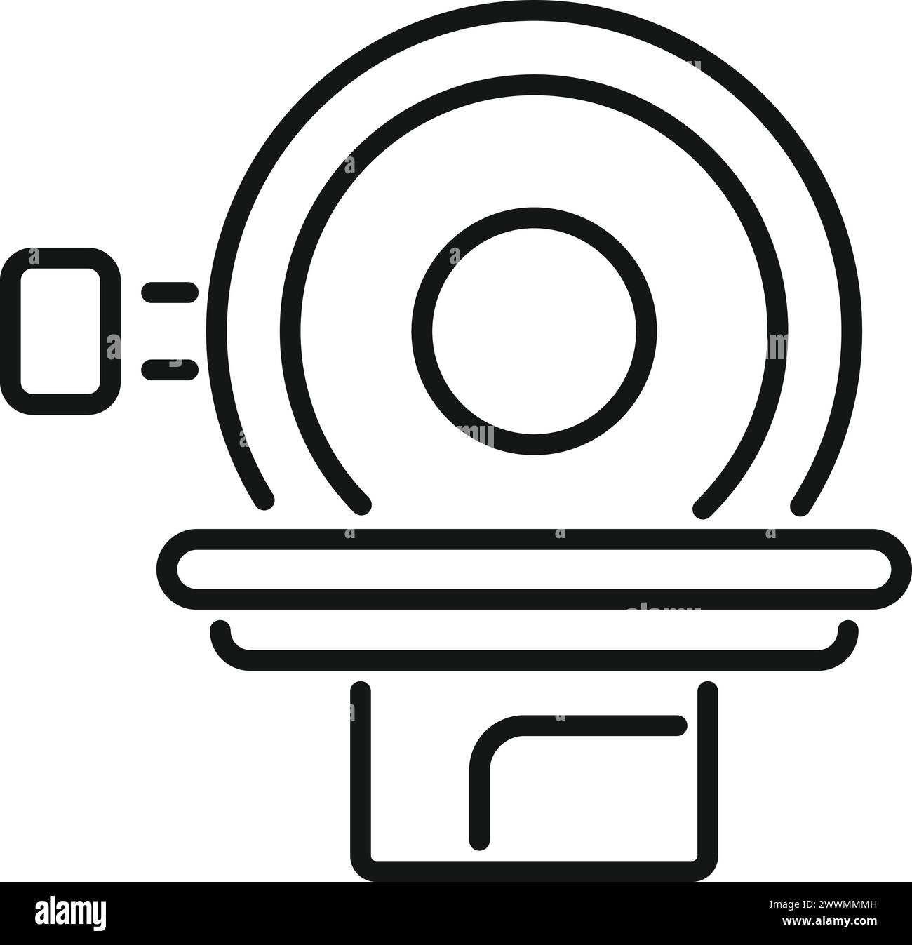 Medical radiology icon outline vector. Diagnostic patient. Cancer ...
