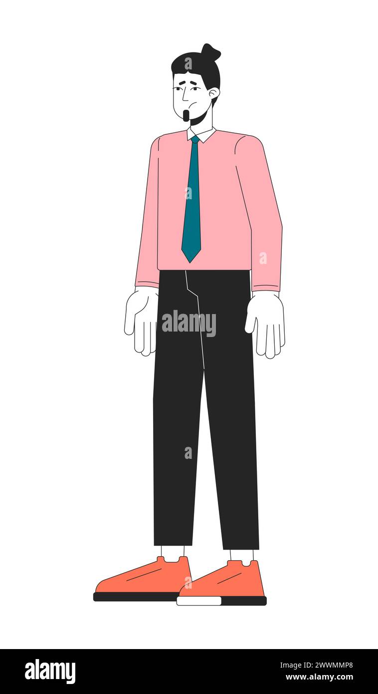 Cartoon anxious man hi-res stock photography and images - Alamy