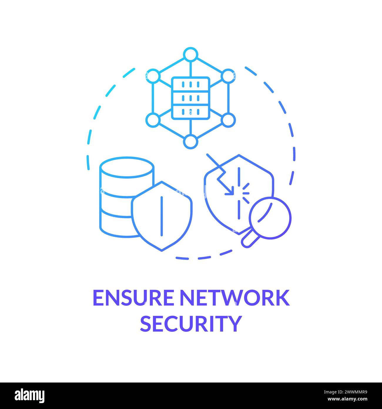 Network security blue gradient concept icon Stock Vector Image & Art ... Network security blue gradient concept icon Stock Vector Image & Art ...