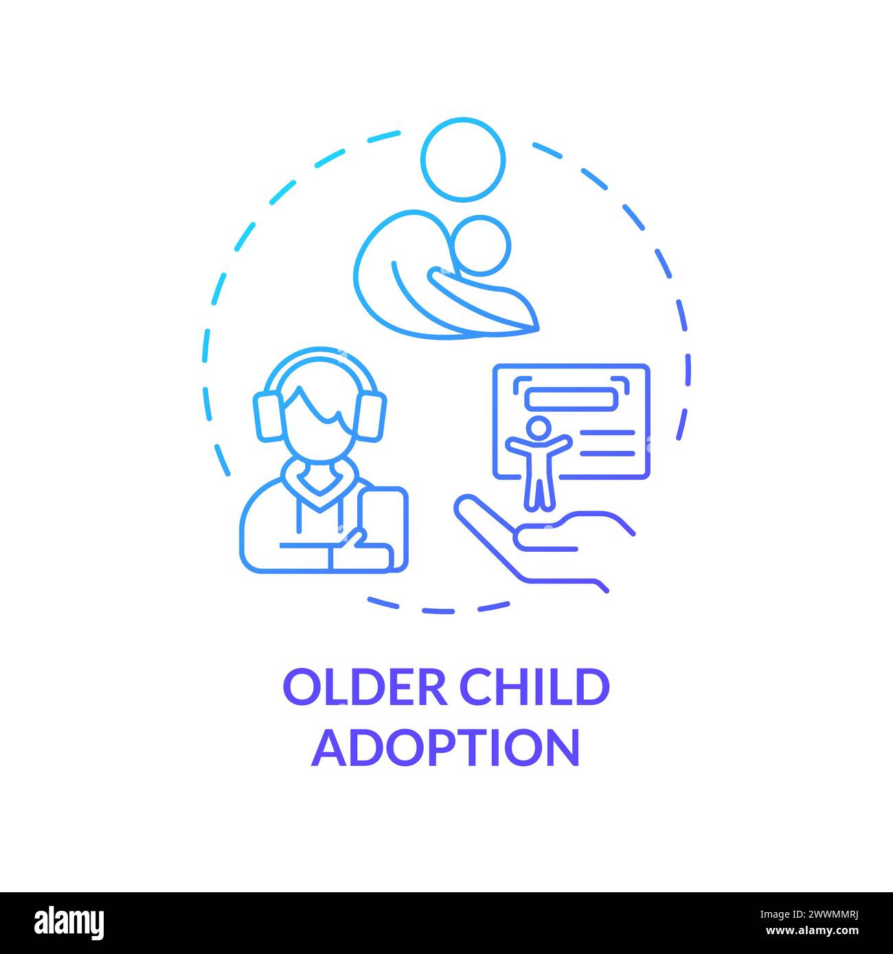 Older teen Stock Vector Images - Alamy