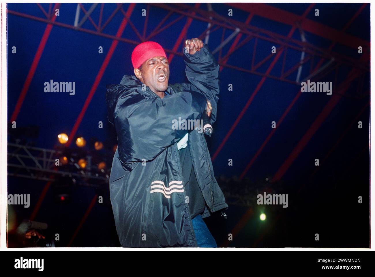 PUBLIC ENEMY, CONCERT, 2000: Flavor Flav of Public Enemy playing at ...