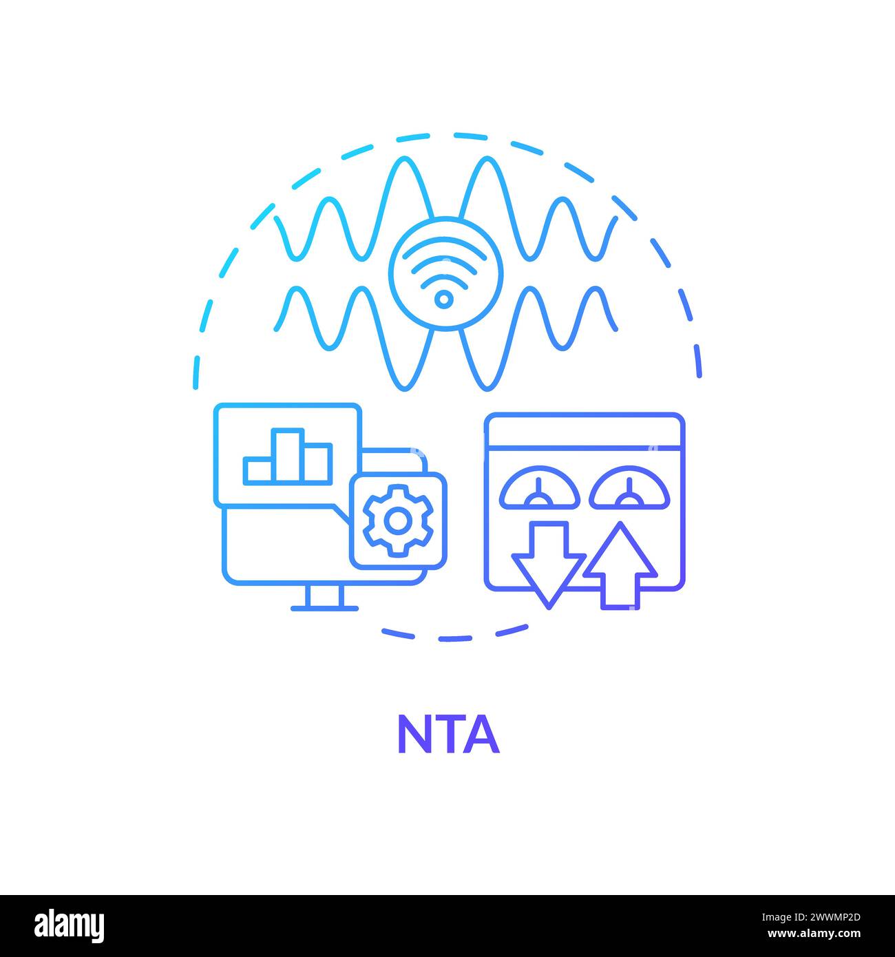 Network traffic analysis blue gradient concept icon Stock Vector Image ... Network traffic analysis blue gradient concept icon Stock Vector Image ...