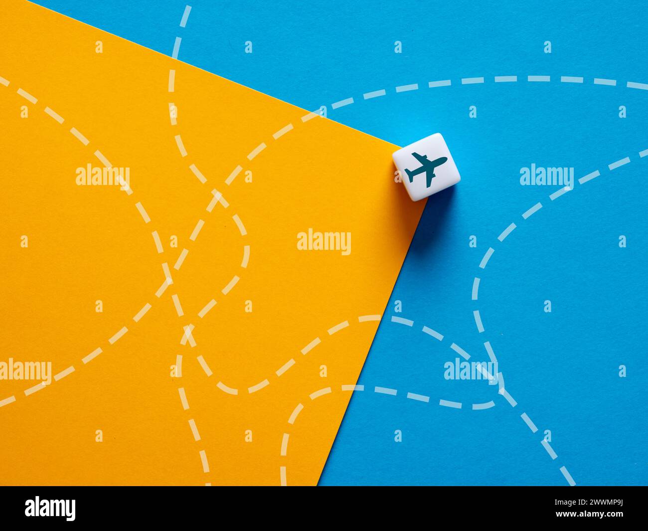 Airplane aeroplane routes path hi-res stock photography and images - Alamy