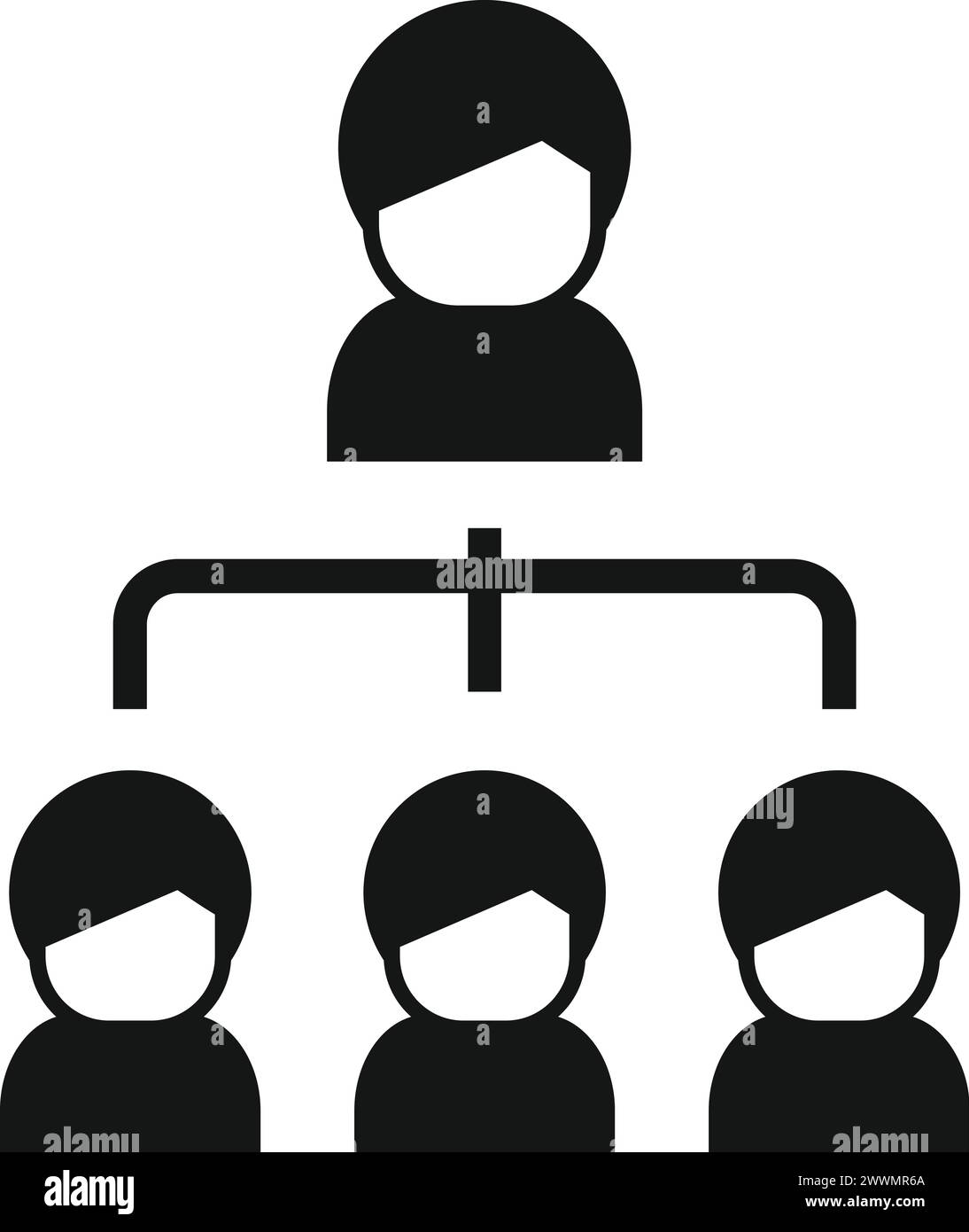 Social media group icon simple vector. People working online. Helping ...