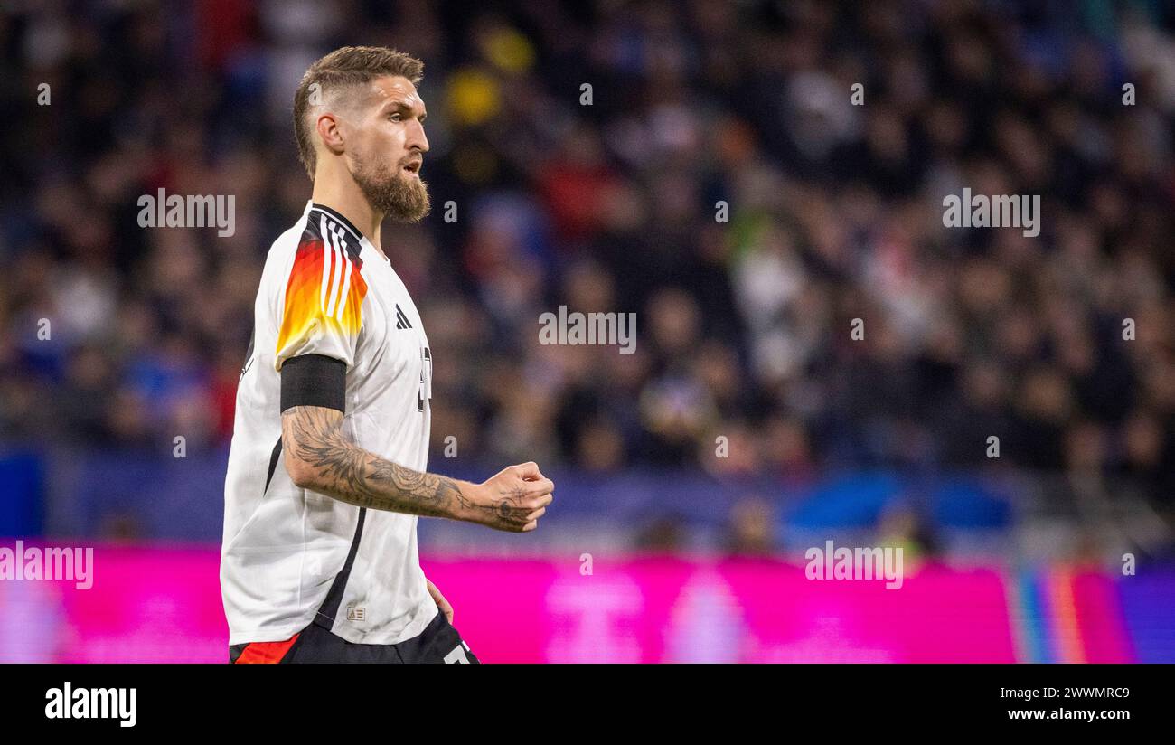 Lyon, France. 23rd Mar 2024. Robert Andrich (Deutschland) Frankreich ...