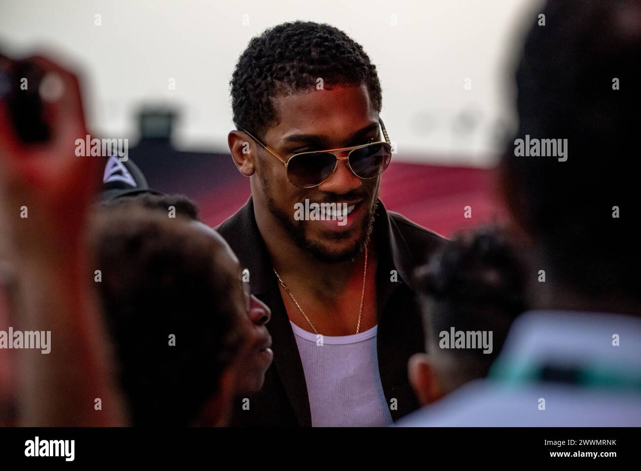 JEDDAH CORNICHE CIRCUIT, SAUDI ARABIA - MARCH 09: Anthony Joshua ...