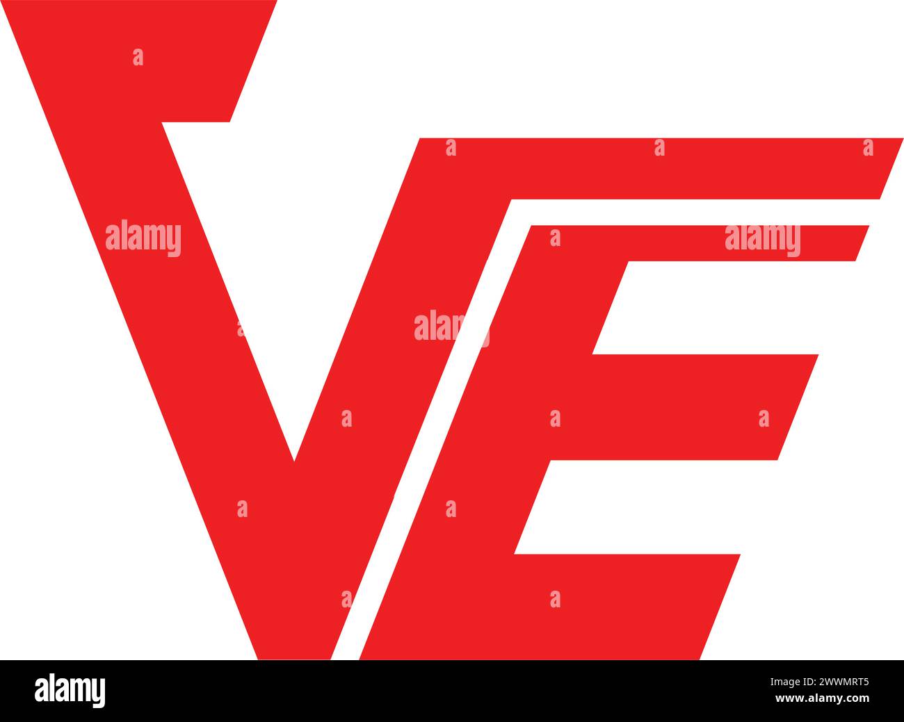 VE letter logo vector illustration design Stock Vector Image & Art - Alamy