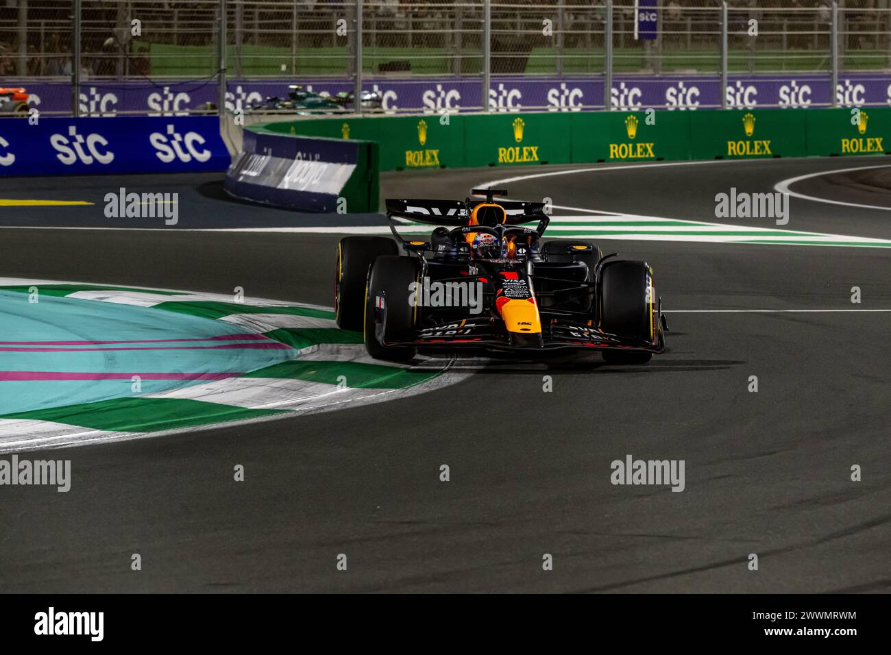 JEDDAH CORNICHE CIRCUIT, SAUDI ARABIA - MARCH 09: Max Verstappen, Red ...