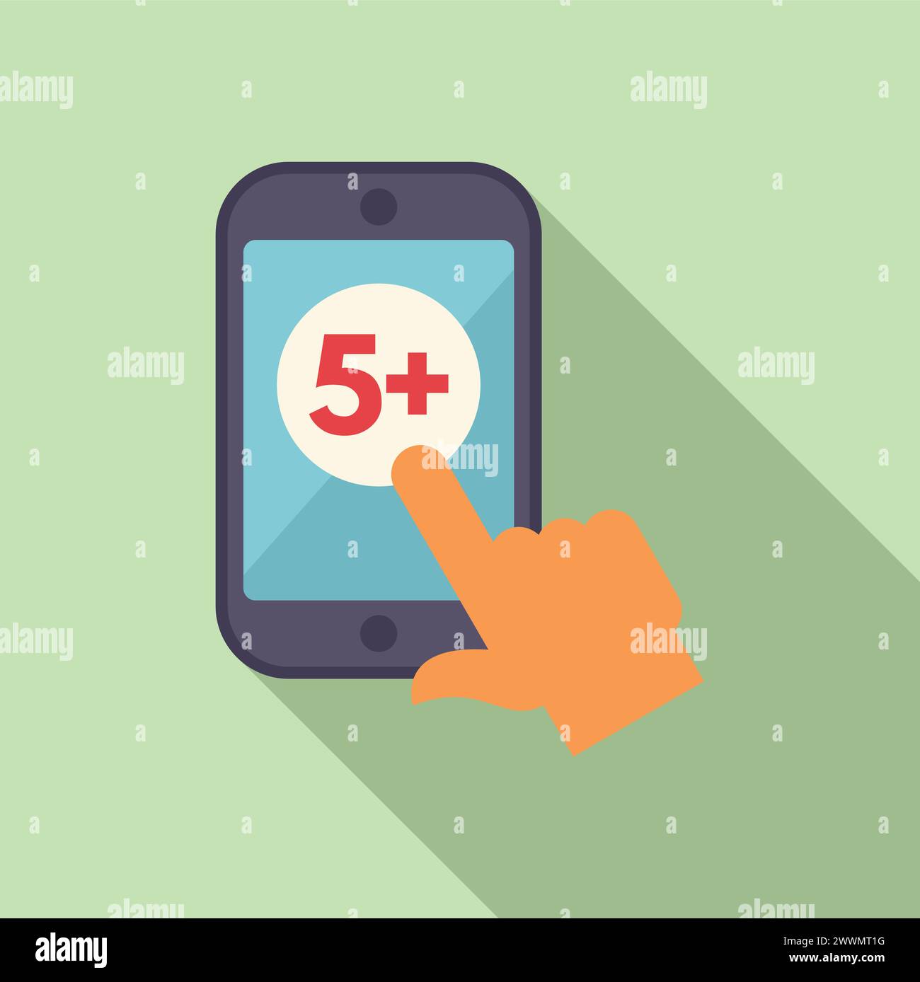 Phone satisfaction level icon flat vector. Good customer. Rank meter ... Phone satisfaction level icon flat vector. Good customer. Rank meter ...
